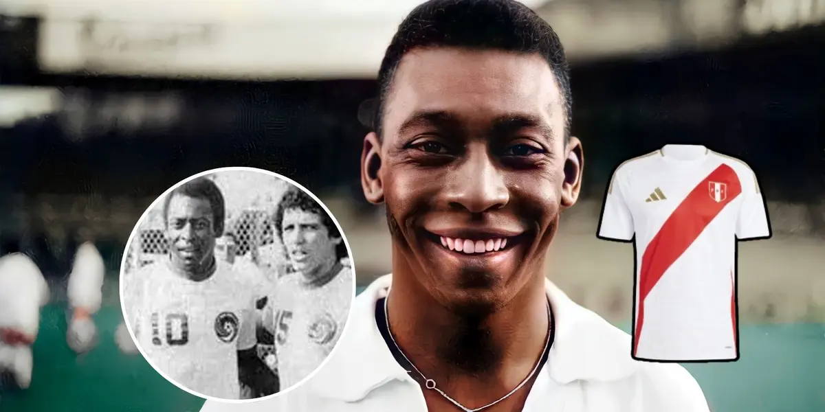 (FOTO) El día que Pelé se puso la camiseta de la Selección Peruana ...